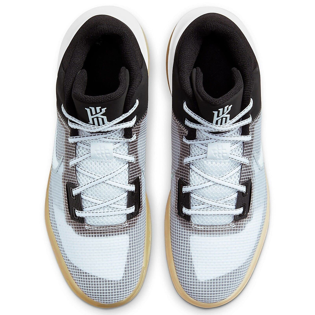 Nike mens Kyrie Flytrap IV Shoes, Black/Metallic Cool Grey-white, 11.5