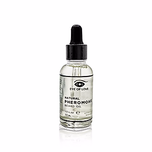 Eye of Love natural pheromone BEARD OIL to attract men and women. Enhance your seduction and romance while moistaruzing. 1 Fl Oz