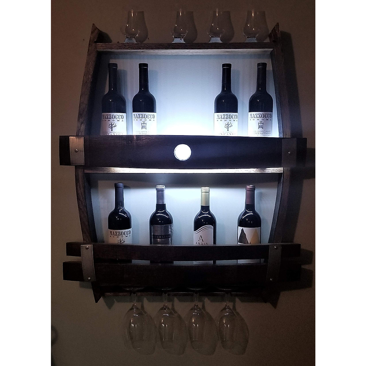 Lighted Wine/Whiskey Rack