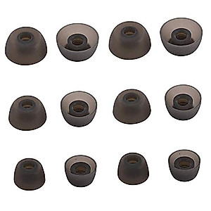 ALXCD Ear Tips Compatible with Jabra Elite 75t Headphone, 6 Pairs Replacement Silicone Tips, Compatible with Jabra Elite 75t/ 65t/ Active/ 7 Pro/ Elite 3/ Elite 4 S/M/L