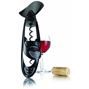Vacu Vin Twister Corkscrew Wine Bottle Opener - Easy to Use - Manual Corkscrew for Effortless Cork Removal - Compact and Durable Corkscrew for Wine Bottles