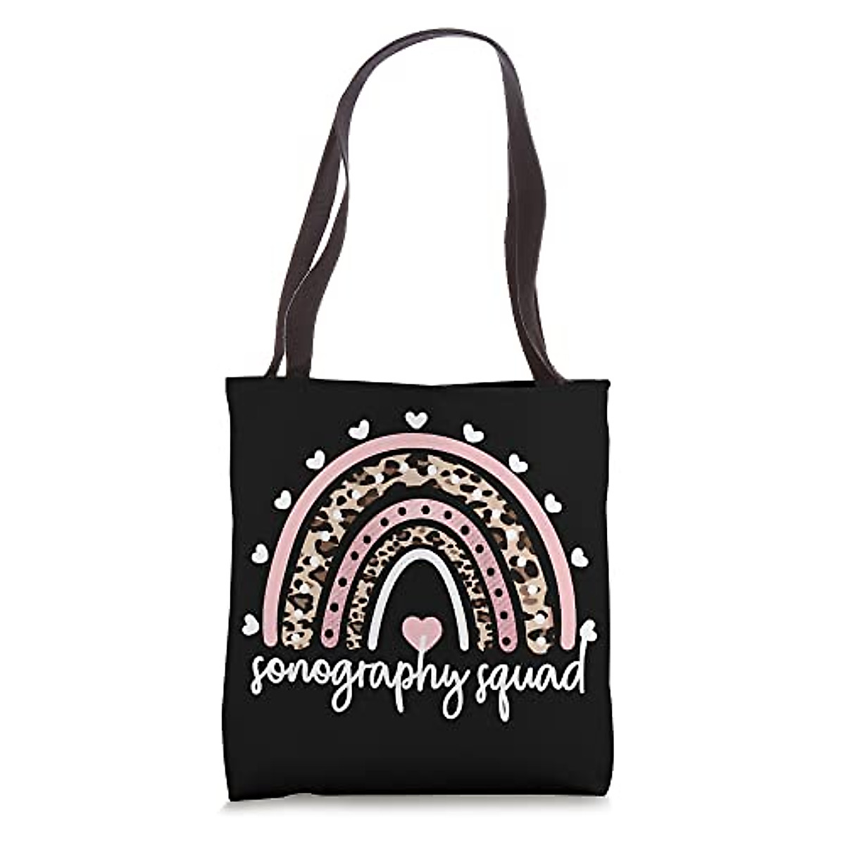 Sonography Squad Rainbow Sonographer Team Ultrasound Tote Bag