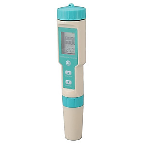 Fydun Water Quality Meter, Temp EC Salinity SG 7 in 1 Accurate orp Meter ORP PH TDS Digital Testing Pen with Powder