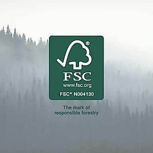 AmazonCommercial FSC Certified 2-Ply White Adapt-a-Size Kitchen Paper Towels, Individually Wrapped, 1680 Count, 12 Pack of 140, White