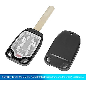 X AUTOHAUX New Car Replacement Keyless Remote Key Fob Shell Case Black N5F-A04TAA for Honda Odyssey 2011-2013