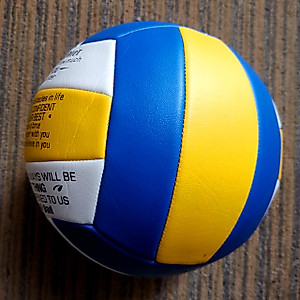 Uloveido to Our Daughter Volleyball Indoor Outdoor Ball Special Birthday Gifts for Daughter from Mom and Dad Y605 (Blue/White/Yellow)
