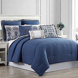 Amrapur Overseas Kira 8-Piece Embellished Comforter Set King/California King
