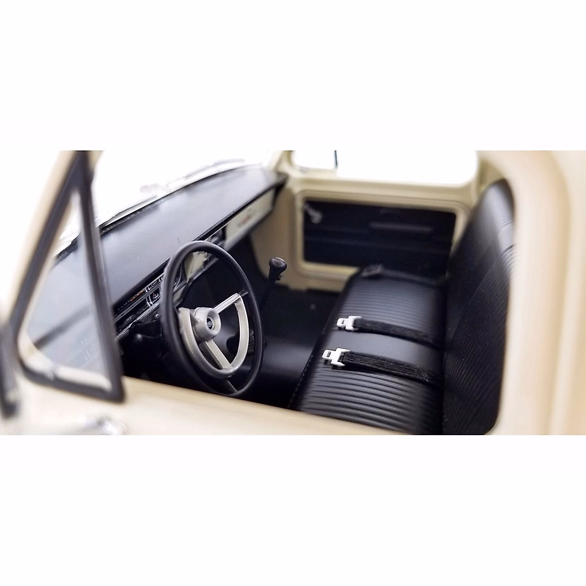 1970 F-350 Ramp Truck Beige with Graphics Holman Moody Limited Edition to 400 Pieces Worldwide 1/18 Diecast Model Car by Acme A1801417