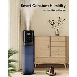 AILINKE Humidifiers for Bedroom, 2.1Gal/8L Top Fill Humidifier Large Room Home with Night Light, Room Ultrasonic Cool Mist Humidifier for Baby Home Adults Plants, Essential Oil Diffuser, Extended Tube