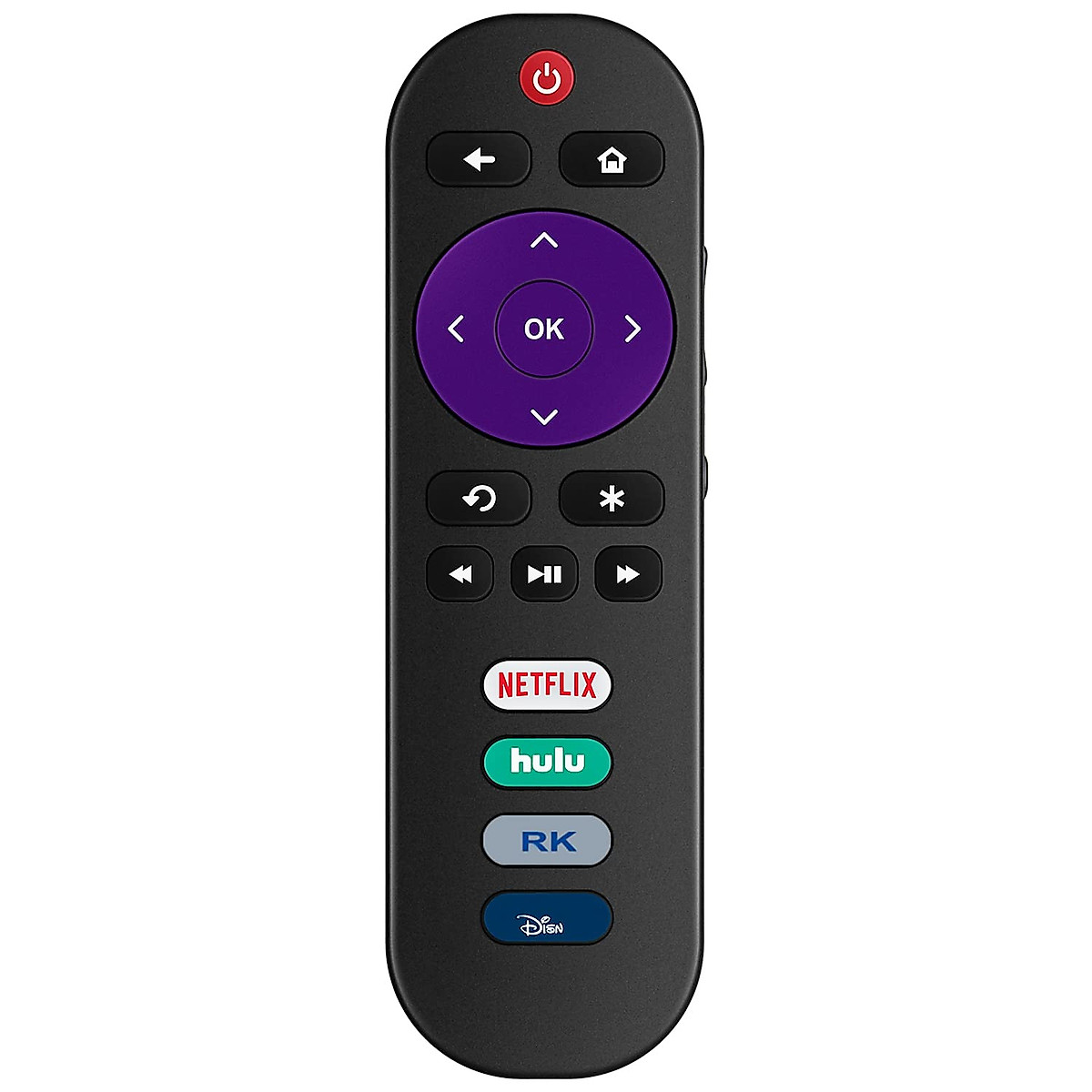 New Replacement Remote Control Applicable for TCL Roku TV 43S425 55S425 65S425 75S425 40S325 32S325 32S327 43S525 55S525 65S525 75R615 49S405 32S305 32S3750 40S305 43S305 32S800 65C803 55C803 75C803