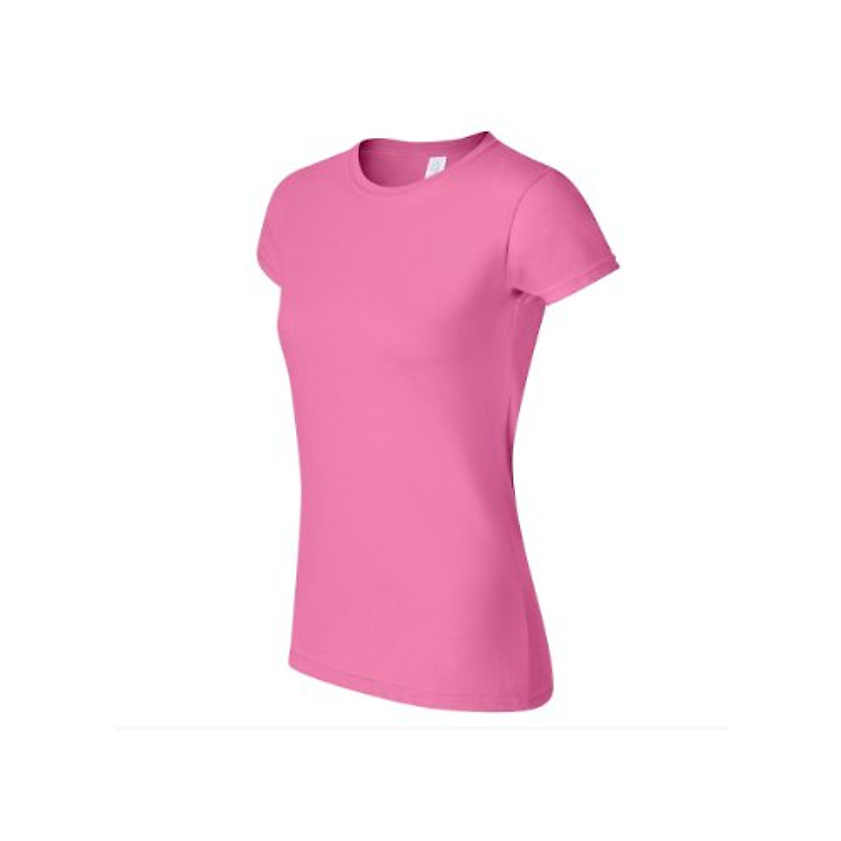 Gildan Women's Softstyle Cotton T-Shirt, Style G64000L, Multipack, Azalea (2-Pack), Medium