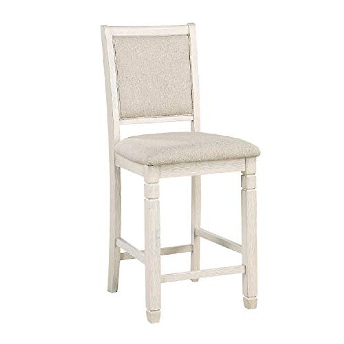 Lexicon Braun Counter Height Chair (Set of 2), Antique White