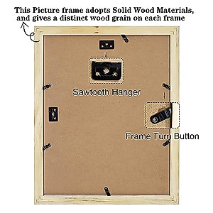 Frametory, 11x14 Picture Frame, Solid Wood, White Molding, Set of 1, Display 8x10 with Mat or 11x14 Without Mat - Tempered Glass Front, Wall Gallery Frame (White, 1 Pack)