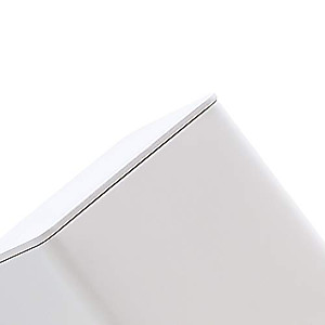 Tianhui Square Tin Can Empty Cube Steel Box Storage Container kit 65mm Series for Treats, Gifts, Favors, Loose Tea, Coffee and Crafts, White, 3L