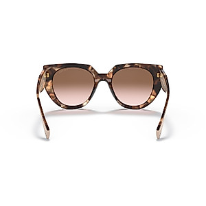 Prada PR 14WS Caramel Tortoise/Powder/Brown Gradient One Size