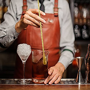 6Pcs Coffee Stirrers Sticks, Stirring Ground Espresso Use French Press Brew Method, Stainless Steel Bar Spoon for Hot Tea Coke Cocktail Mixing