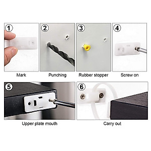 White Anti-Tip Strap,Furniture Safety Straps,Furniture Anchor Straps for Baby Pet Safety,6 Sets