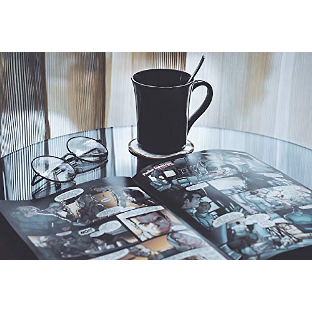 All Safe Glass 18" Round Tempered Glass Table Top 1/2" Thick Bevel Edge - Clear