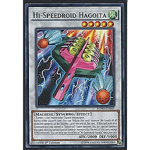 3x Yugioh BOSH-EN049 Hi-Speedroid Hagoita Rare Card .HN#GG_634T6344 G134548TY53201