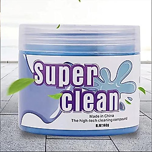 ARMARD Car Cleaning Gel Pc Laptop Keyboard Electronics Sticky Universal Interior Detailing Tool Cleaner Duster Remove Putty Dirt Debris Car Home Office Vent Console Dust 160g 1Pc Random Gel Color