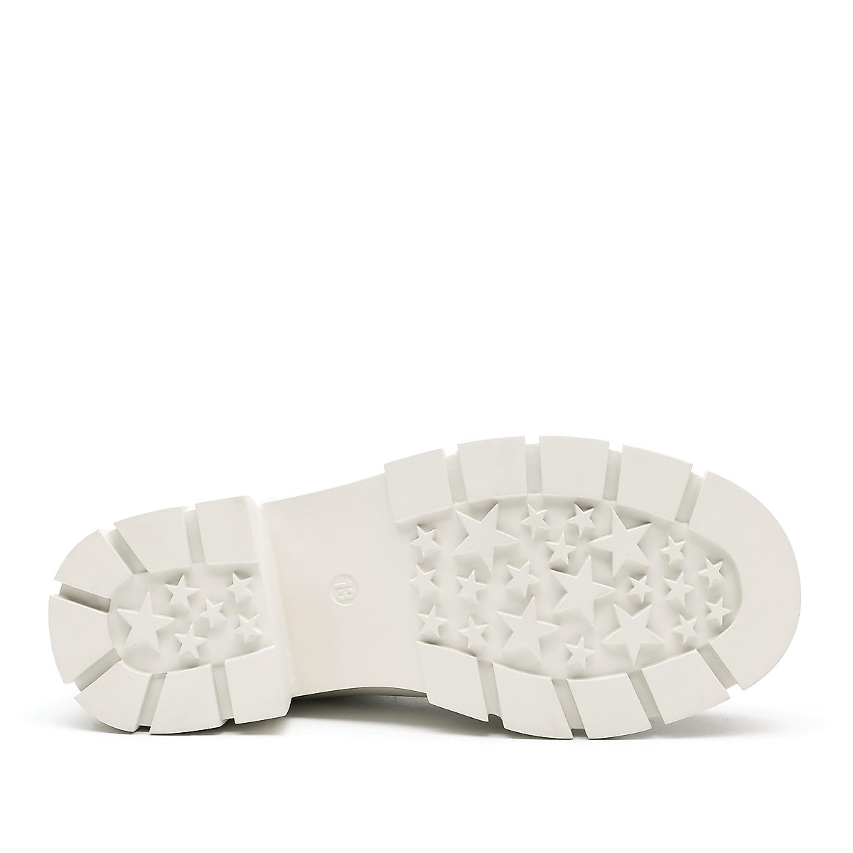 Athlefit Girls Ankle Boots Kids Comfortable Slip on Lug Sole Chelsea Booties for Toddler Little Kid Big Kid Beige Size 5