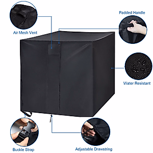 Fenghome Air Conditioner Covers for Outside Units, Waterproof Central Air Conditioner Cover AC Cover, Winter Outdoor Air Conditioner Protection Cover - 36 x 36 x 39 inches