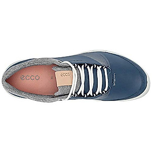 ECCO Women's Biom Hybrid 3 Gore-Tex Golf Shoe, Denim Blue Yak Leather, 5-5.5
