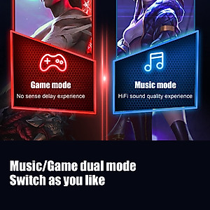 ciciglow 5.1 Bluetooth Gaming Headset,M28 TWS in-Ear Headset,Stereo Independent Dual-Host Headset,Charging Compartment Mirror Screen Design(Black)