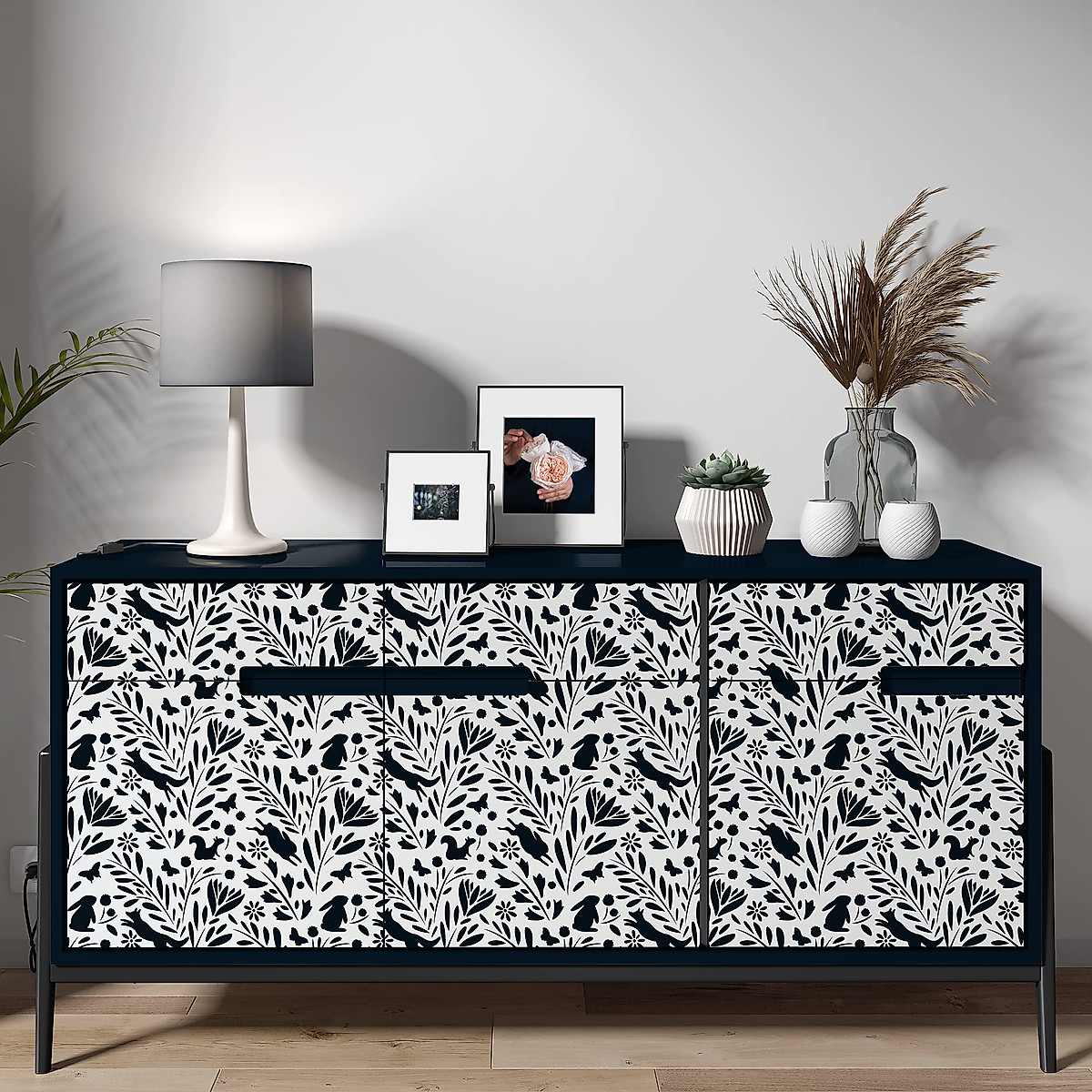 Forest Pattern Wall Stencil - Wall Stencil, Stencil Designs, Stencil for Painting, Wall Stencils - Decorate with Wall Stencils