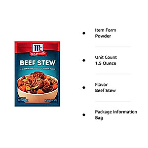 McCormick, Beef Stew Seasoning Mix, 1.5 Oz
