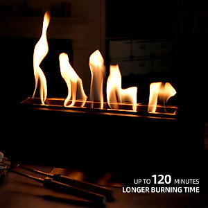 KORNIFUL Large Tabletop Fire Pit with Smores Maker Kit, Portable Fire Pit Bowl, Table Top Firepit, Outdoor Table Fire Pit Tabletop, Indoor Fireplace, Mini Tabletop Fireplace (Black-16inch)