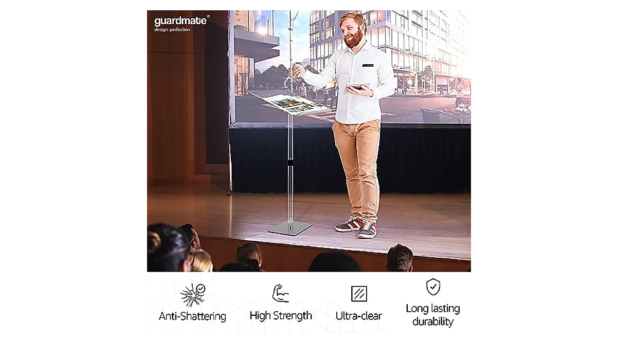 Modern Ultra Clear Acrylic Podium Stand for Events