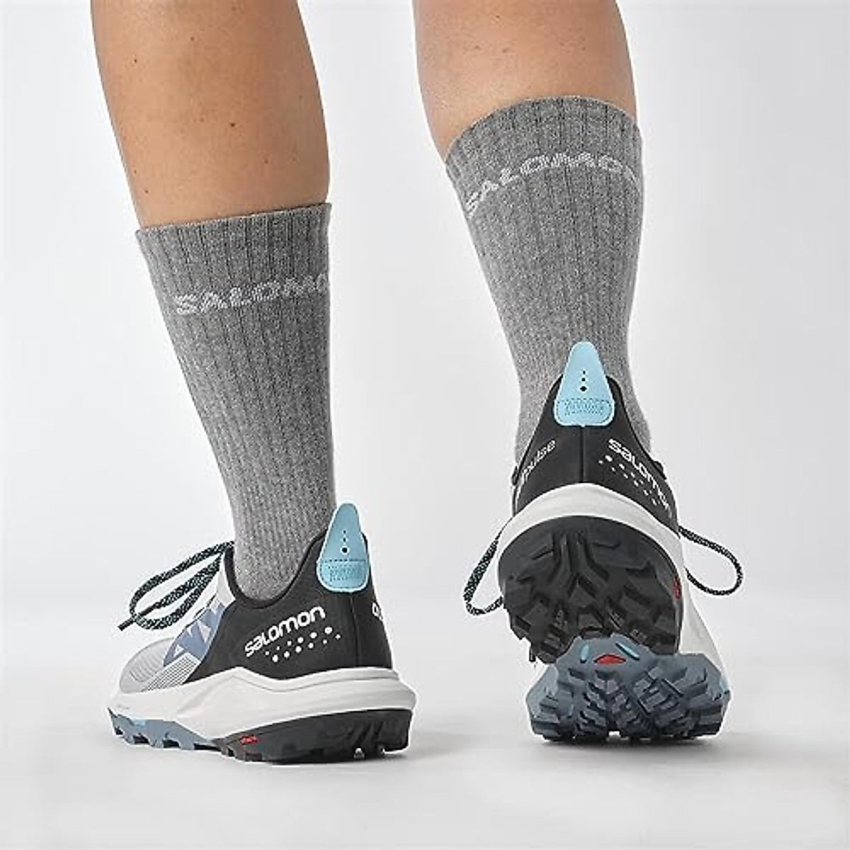 Salomon Women's OUTpulse W Hiking Shoe, Pearl Blue, 7