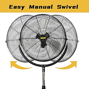 HiCFM PEDESTAL FAN SERIES (30" Misting Oscillating Pedestal Fan)