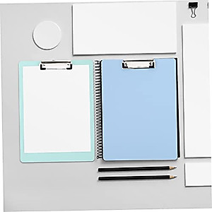 2pcs A4 Folder Board Nursing Clip Board Paper Binder Clipboard A4 Letter Size Clipboards Clipboard Hardboard Clipboard Exam Paper Clips A4 Clip Boards for Metal Thin