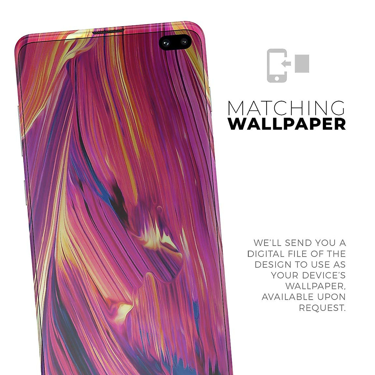 DesignSkinz Liquid Abstract Paint Remix V40 Protective Vinyl Decal Wrap Skin Cover Compatible with The Samsung Galaxy S20 (Screen Trim & Back Glass Skin)