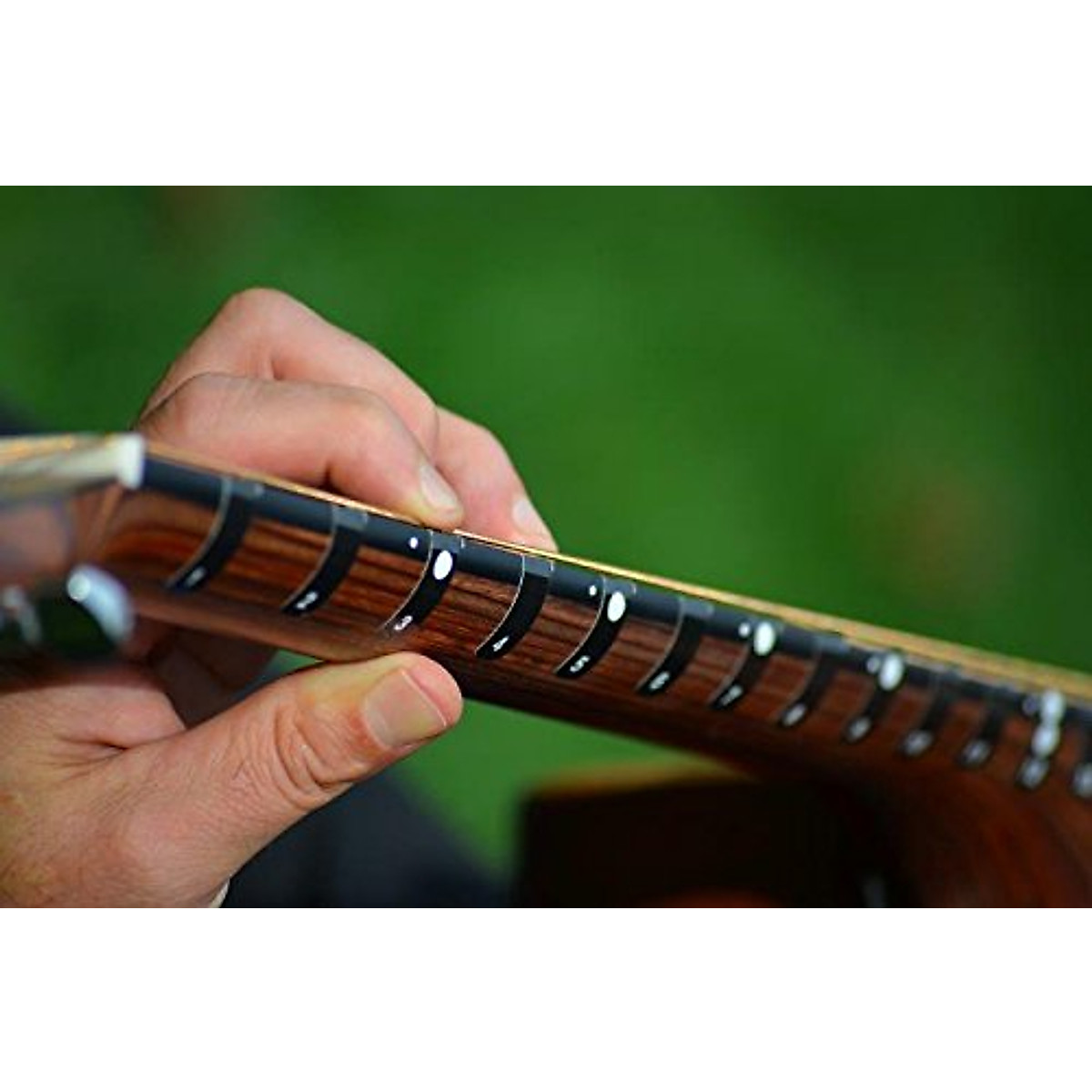 NeckNotes Guitar Trainer | Color Coded Fretboard Fret Map Guitar Note Stickers for Beginner to Advanced Learning of Guitar and Music Theory | Standard Edition (For Acoustic and Electric Guitars)