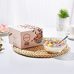 Cereal Candle Bowl - Vanilla Scented Food Candles - Cute Candles for Cool Gifts - 3 Wicks Cereal Candles for Best Burn - Cereal Bowl Candle with Spoon - Cool Candles