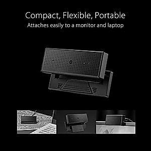 ASUS ROG Eye S Streaming Gaming Webcam (1080p 60 FPS, Face Auto Exposure, Autofocus, AI Noise-Cancelling Beamforming Microphones, Compact & Foldable Design, Aluminum Alloy Adjustable Base)