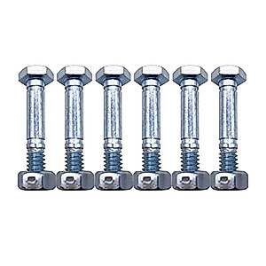 Thaekuns 6 Pack Shear PINS and Nuts for Ariens 53200500 03204300 Snowthrower