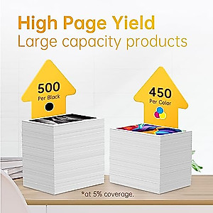 LEMERO Remanufactured Ink Cartridge Replacement for Epson 220XL 220 XL for Workforce WF-2750 WF-2760 WF-2650 WF-2630 XP-420 XP-320 Printer (2 Black, 2 Cyan, 2 Magenta, 2 Yellow, 8 Pack)