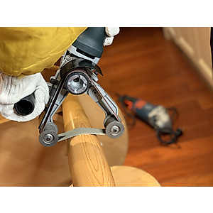 Aidelife Tube Belt Sander Attachment,Stainless Steel,Metal,Tube Polishing,Sanding 760x40mm