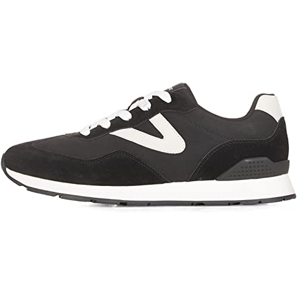 TRETORN Men's Jeremy Fashion Sneakers, Black/White, 9