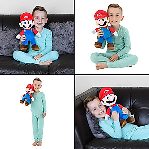 Franco Kids Bedding Soft Plush Mini Cuddle Pillow Buddy, One Size, Super Mario,PC1338