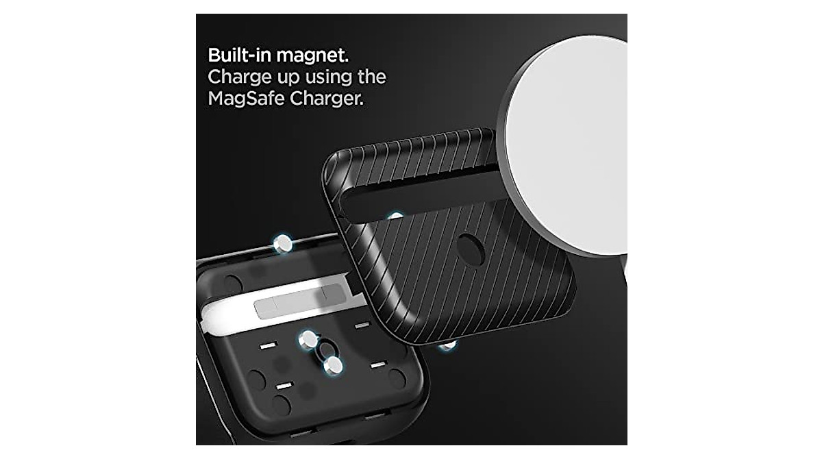Spigen Mag Armor Case & Mag Fit Stand for AirPods Pro