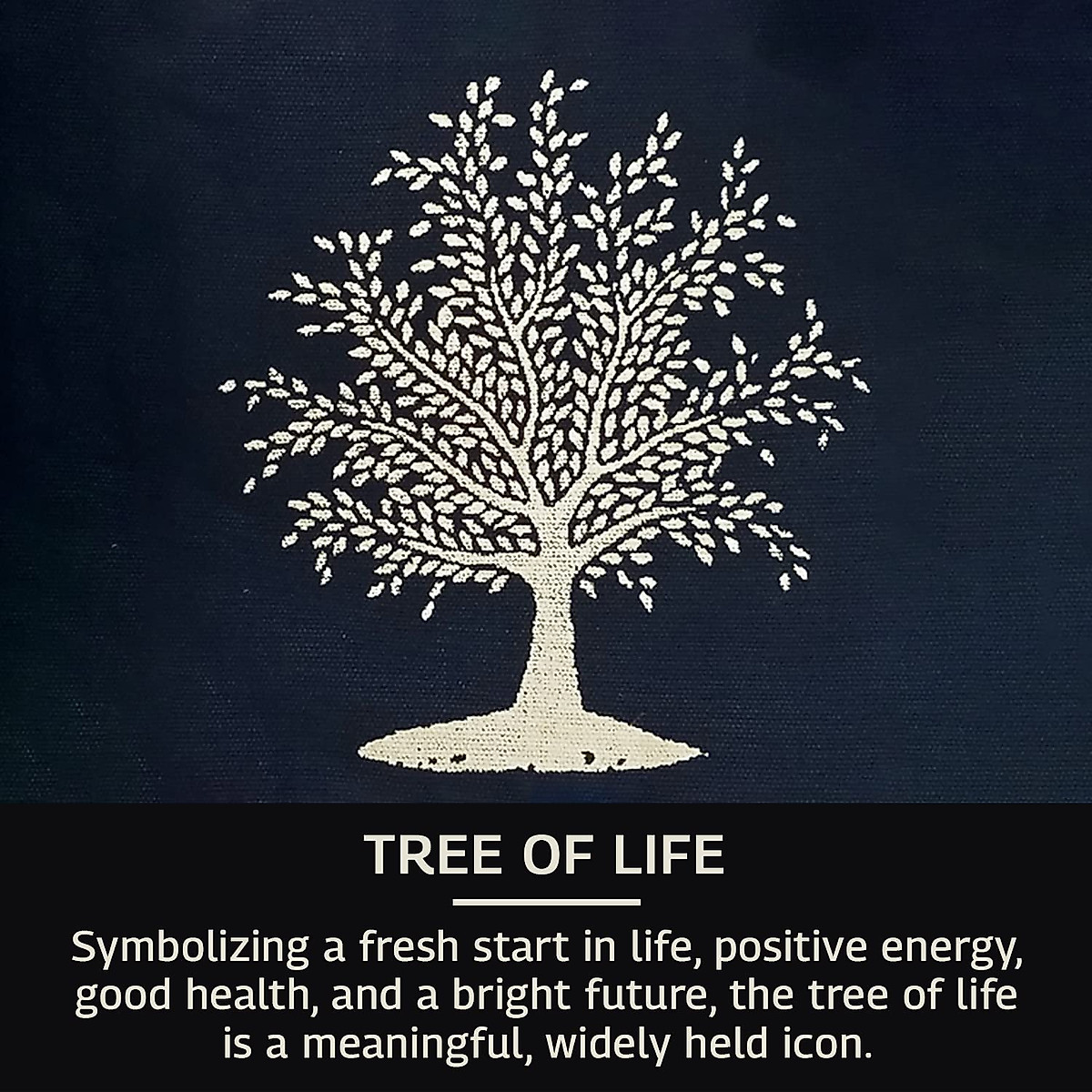 Canvas Crossbody Bag, Hippie Purse Handbag For Women, Top Zip Closure & Pockets, Adjustable and Removable Strap, 9 ½”W x 12”H