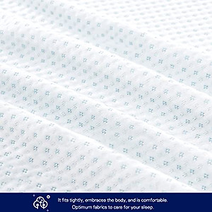 subrtex 3 Inch Queen Gel Infused Memory Foam Mattress Topper with Removable Bamboo Cover, Ventilated Cooling Pad for Pain Relief, Certified by CertiPUR-US, Oeko-TEX