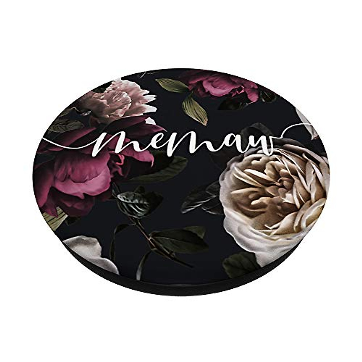 Memaw - Cute Floral Mother's Day Gifts for Grandma PopSockets PopGrip: Swappable Grip for Phones & Tablets