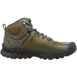KEEN Men's NXIS Evo Mid Height Waterproof Hiking Boots, Forest Night/Dark Olive, 12