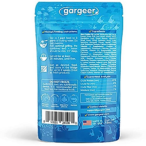 Gargeer 3oz Marine Fish Food for Advanced Breeders. Complete Saltwater Fish Gel Diet. Proudly Made in The USA, Using Premium Ingredients, Ocean Reef Nutrition, Fortified Gourmet Formula. Enjoy...